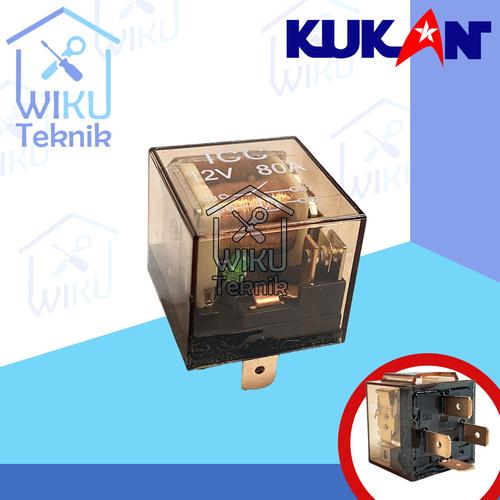 Jual KUKAN Relay Klakson Transparan 4 Kaki 12V 80A Alarm Motor Mobil ...