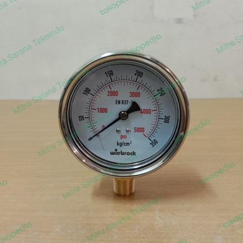 Jual Pressure Presure Gauge Raket 4 inch 350 bar 5000 psi Stainless - Jakarta Barat - Mitra ...