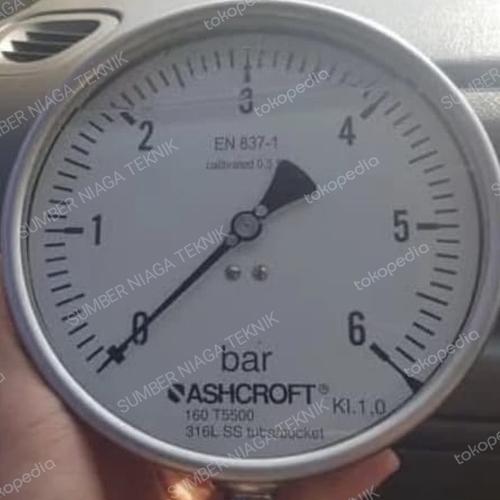 Jual Pressure gauge ashcroft 2.5 inch 0~6 bar full stainless - Jakarta Barat - SUMBER NIAGA ...