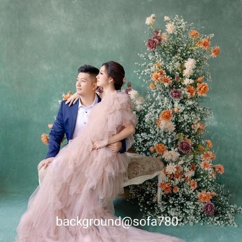 Jual background studio foto muslin abstrak hijao UK 4x4m - Jakarta ...