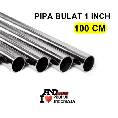 Jual Pipa Bulat Stainless Steel 1" x 120 cm | Pipa Bulat Display - DS ...
