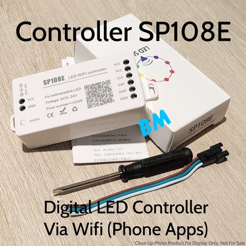 Promo SP108E LED Controller Wifi WS2812 WS2812B kontroler RGB Digital Pixel - Kota Surabaya ...