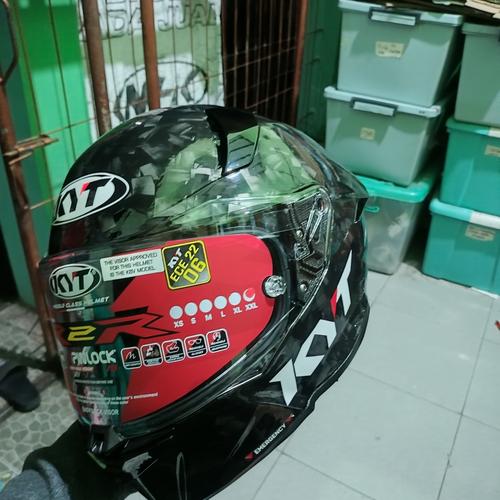 Jual helm kyt r2r repaint carbon forged - Biru, XL - Kab. Bogor - boomsshop_helmet | Tokopedia
