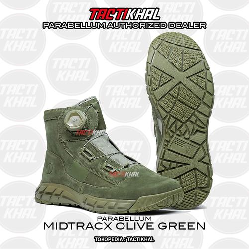 Jual Sepatu Parabellum MIDTRACX Hijau/Olive Green - Original Parabellum ...