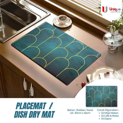 Jual Alas Piring Makan Dry Mat / Placemat Modular / Tatakan Dish Ash ...