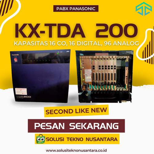 Jual pabx panasonic kx tda200 - Jakarta Selatan - Solusi Tekno Nusantara | Tokopedia