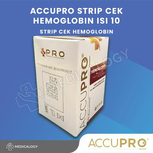 Jual AccuPRO Strip Cek Hemoglobin / Accu PRO HB 10 Strip - Kab. Bantul ...