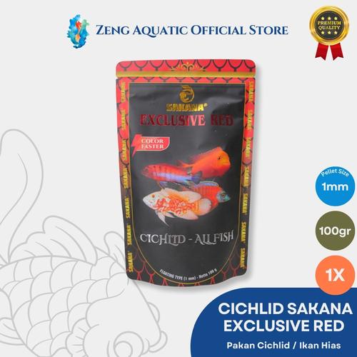 Jual Sakana Red Pellet Pakan Ikan Cichlid 1mm SAKANA-REDCICHILD - Kota ...