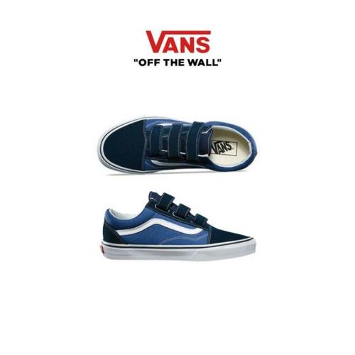Jual Vans Old Skool Velcro Navy Original - 36 - Kota Tangerang Selatan ...