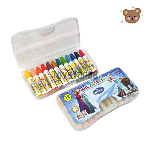 Jual Crayon Besar 12 Warna - Krayon Set Murah Anak Anak - Oil Pastel ...