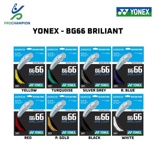 Jual YONEX BG 66 BRILLIANT SENAR BADMINTON ORIGINAL - Yellow - Jakarta ...