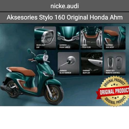 Jual Aksesoris HONDA STYLO 160 Garnish Lampu Karpet List Body ORIGINAL ...