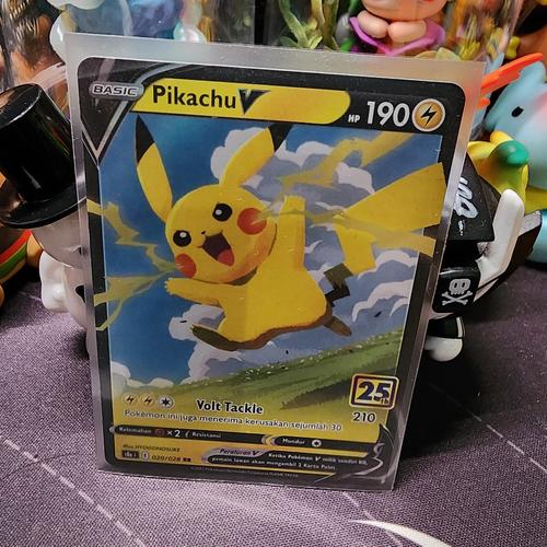 Jual Kartu Pokemon Indonesia Pikachu V RR 25th Anniversary - Jakarta ...