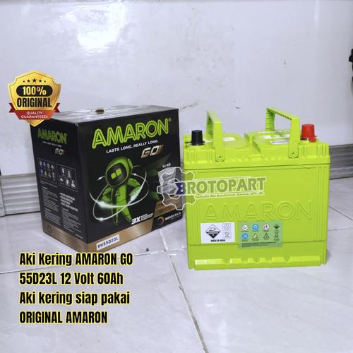 Jual Aki Mobil 55D23L Kering Accu AMARON BH55D23L MF 12V 60Ah - Jakarta Timur - Brotopart ...