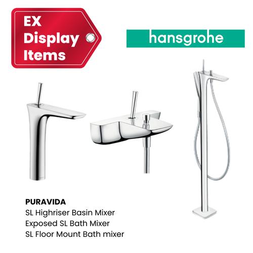 Promo HANSGROHE Ex-Display Paket PURAVIDA SL Basin Floor Mount Bath ...