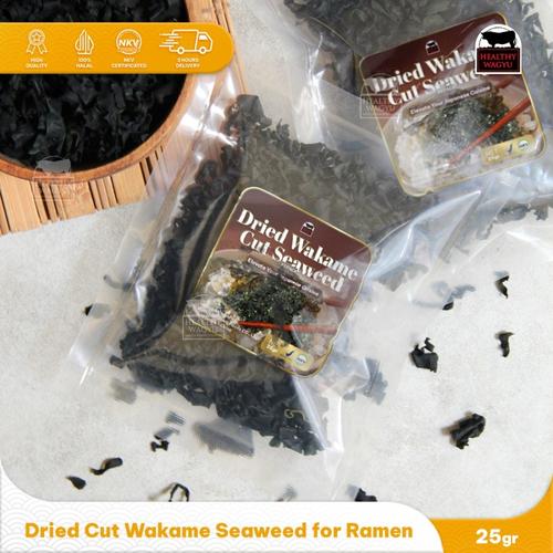 Jual Dried Cut Wakame Rumput Laut Kering Ramen Udon Miso 25gr Healthy ...