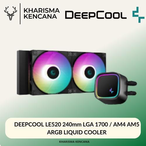 Jual DEEPCOOL LE520 240mm LGA 1700 / AM4 AM5 ARGB LIQUID COOLER - Kota ...