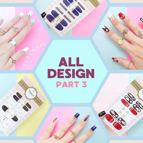 Jual TUTUNAIL Stiker Kuku ALL DESIGNS 5 / Nail Art Sticker / Kikir Kuku ...
