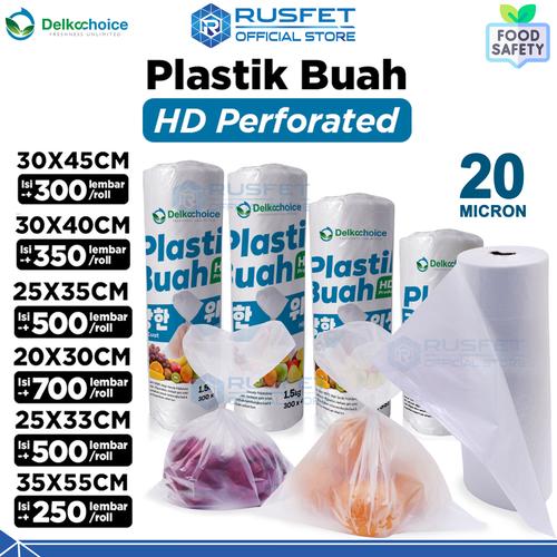 Jual Plastik Buah HD PERFORATED Kantong Fotocopy Sayur Daging Foodgrade ...