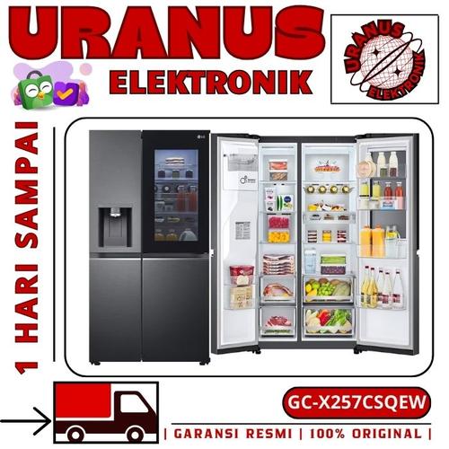 Jual LG GC-X257CQEW Kulkas side by side UV Nano Dispenser & InstaView 617 - Jakarta Barat ...