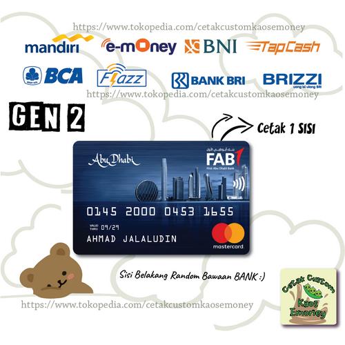 Jual KARTU EMONEY MASTERCARD FAB 1 BLUE CARD MANDIRI BRI BNI BCA - 1 ...