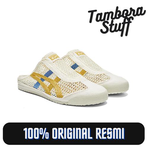Jual Onitsuka Tiger Mexico Sabot White Beige Yellow Blue Original ...