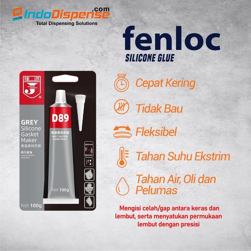 Jual Fenloc Silicone RTV Rubber Gasket Maker Lem Gasket Tahan Panas ...