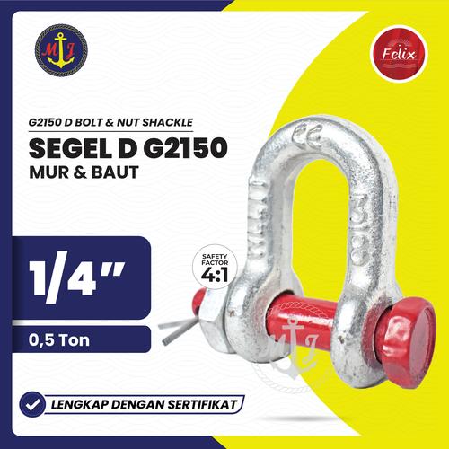 Jual Segel D G2150 1/4" (0,5 T) // Segel Shackle Mur Baut - Kota ...