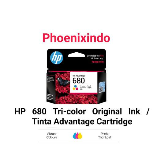 Jual Tinta HP 680 Tri-color HP680C 680C Original Ink Advantage ...