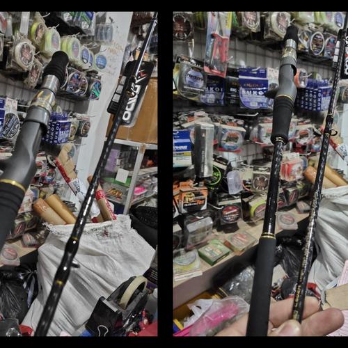 Jual joran pancing jigging daido trisula terror 602 180 solid carbon OH ...