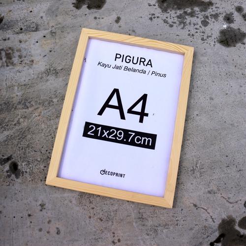 Jual Figura Kayu Jati Belanda Ukuran S8R Bingkai Frame Kayu Jati ...