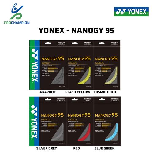 Promo SENAR BADMINTON - YONEX NANOGY 95 SP - ORIGINAL - cosmic gold ...