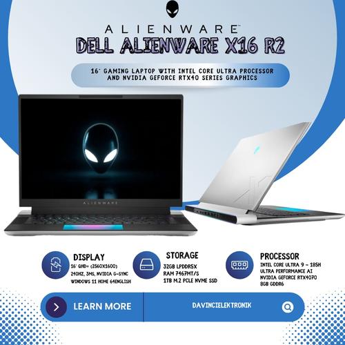 Jual DELL ALIENWARE X16 R2 ULTRA 9-185H 32GB 1TB SSD RTX 4070 8GB 16 ...