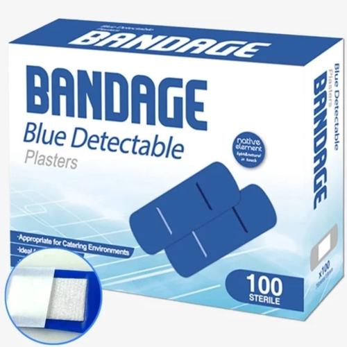 Jual Plester. Waterproof Band Aid Blue Metal Detectable Bandage For ...
