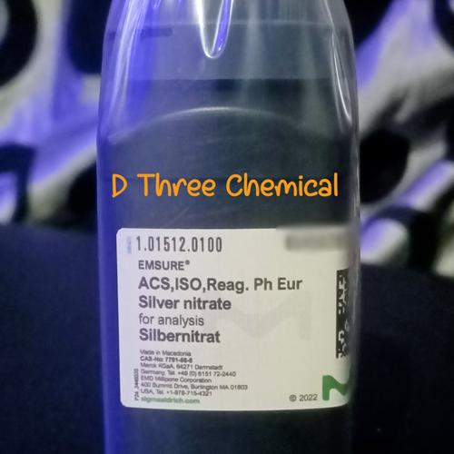 Jual Silver nitrate for analysis Merck 100g 1.01512.0100 - Kab. Tangerang - D three Chemical ...
