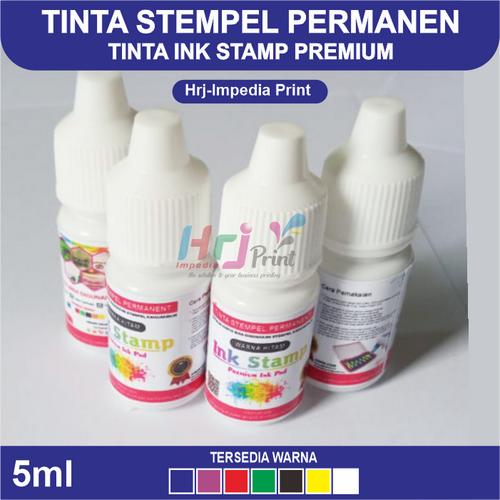 Jual Tinta stempel permanen premium | Tinta stempel plastik permanent ...