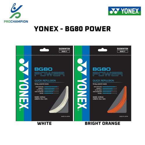 Promo SENAR BADMINTON - YONEX BG80 BG 80 POWER - ORIGINAL - Bright ...