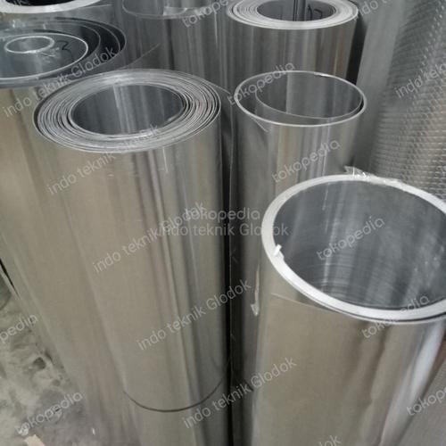 Jual seng plat alumunium ukuran 0,1mm x 1000mm x 50 meter atau 1 roll ...
