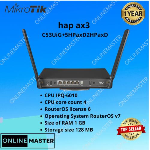Jual Mikrotik hap ax3 C53UiG+5HPaxD2HPaxD - Jakarta Pusat ...