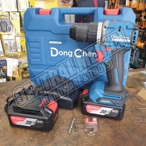 Jual MESIN BOR IMPACT DRILL 13MM CORDLESS BRUSHLESS DONGCHENG DCJZ2060i ...