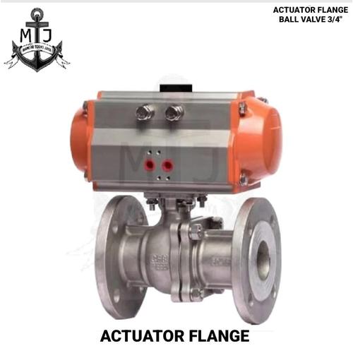 Jual Actuator Ball Valve Flange JIS 10K Single Acting 3/4 Inch - BALL+ACTUATOR - Jakarta Barat ...