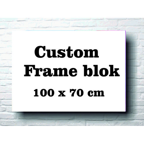 Jual Custom Foto Frame Blok Ukuran 100 x 70 cm - Vynil, 100x70 ...