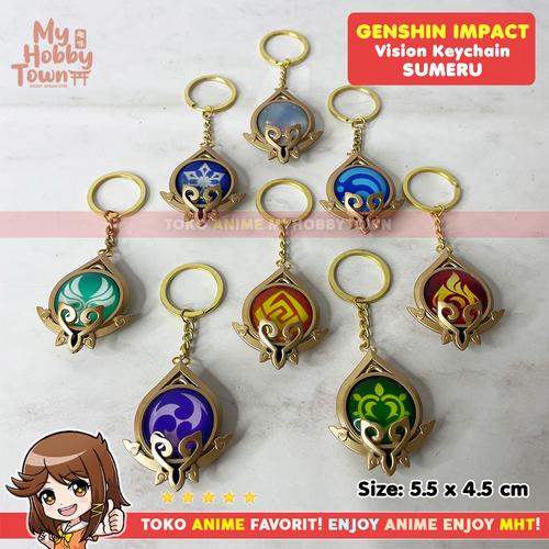 Promo Gantungan Kunci Vision Genshin Impact Sumeru Glow In The Dark ...