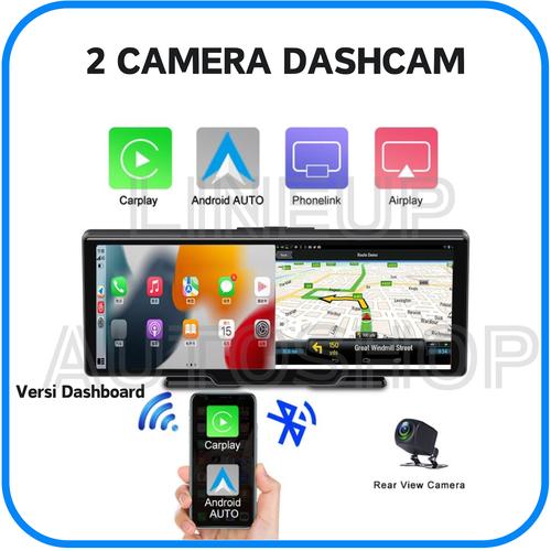 Jual Dashcam 2 Kamera Android Auto + Apple CarPlay 11" TouchScreen ...