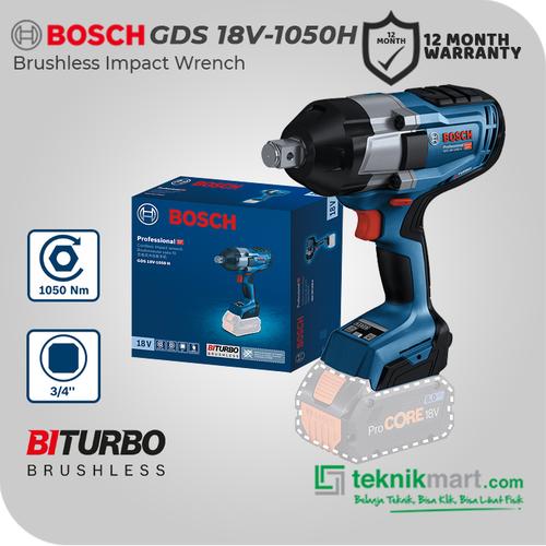 Promo Bosch Brushless Kunci Impact 18V SQ 3/4 GDS 18V-1050H (Unit Only ...