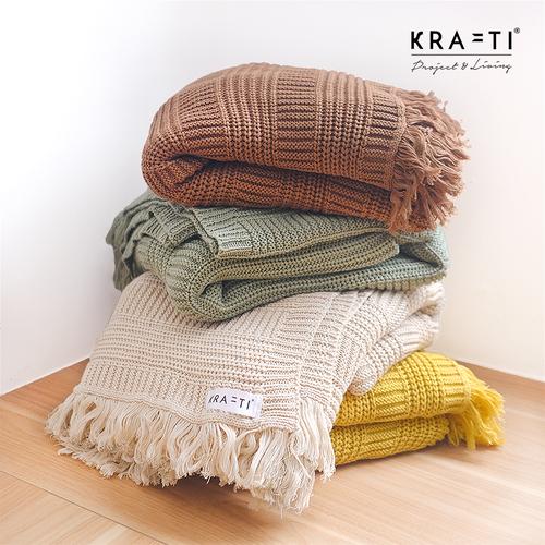 Promo Selimut Rajut / Selimut Sofa / Selimut travelling / MARRUE Knit ...