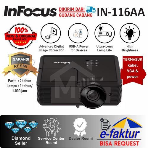 Promo PROYEKTOR INFOCUS IN116AA IN 116AA IN-116AA WXGA PENGGANTI ...