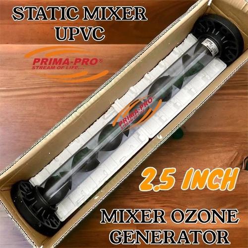 Jual Statis Mixer 2.5 inch static mixer Flange ozone generator PVDF O ...