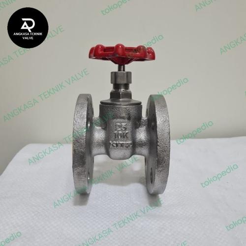 Jual GATE VALVE 2 1/2" INCH DN65 SS304 JIS 10K SCS13 STAINLESS 304 FLANGE - Jakarta Barat ...
