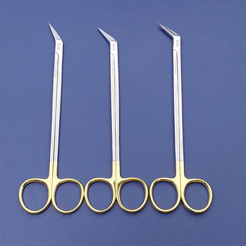 Jual Alat Medis TC "DeBakey" Angled Scissor 18cm with Tungsten Carbide ...